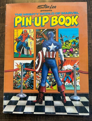 Marvel Mighty World of Marvel Pin-Up Book Poster Spider-Man, Thor, Hulk ...