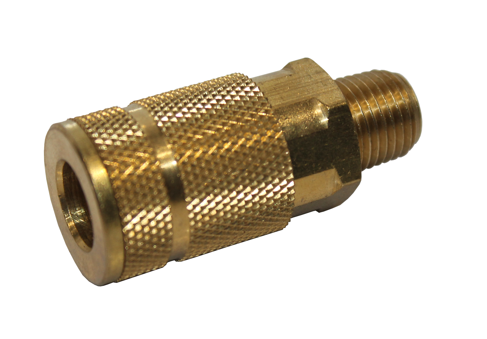 SCORPION BRAND Coupler male thread 1/4" Ryco style, carded. Part No ...