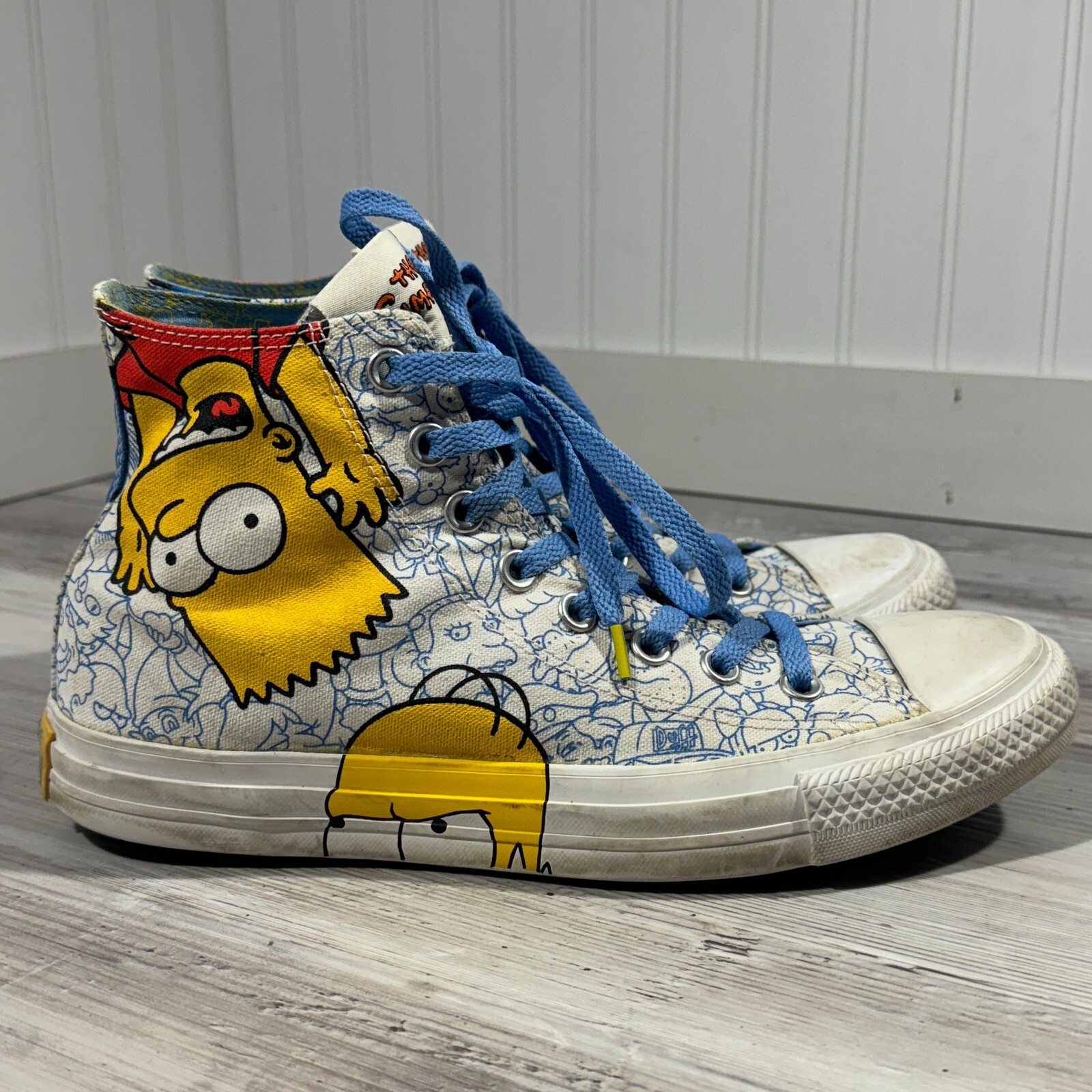 Converse All Star The Simpsons High Top Stripes Stars… - Gem