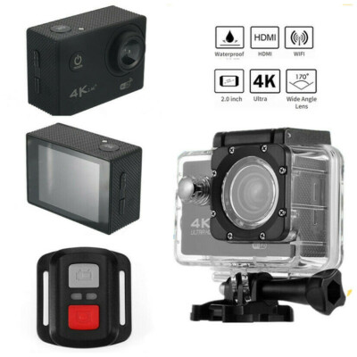 Motorcycle ATV 4K WiFi Remote Helmet Camera Extreme Sports DV Driving ...