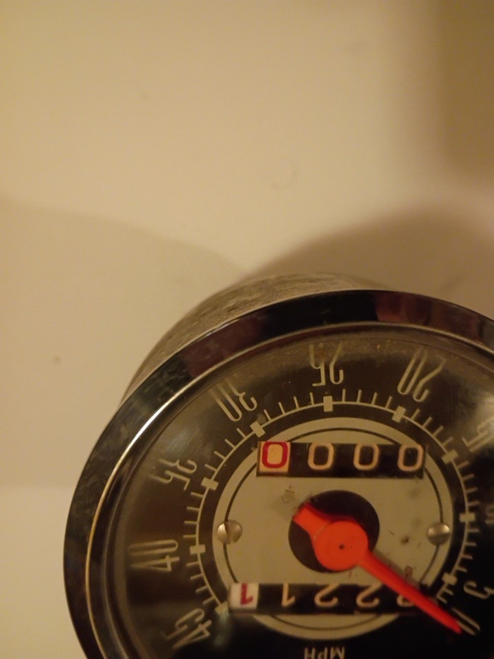 Vintage Speedometer Sumlog Speedometer Gauge for Motorcycle Old School ...