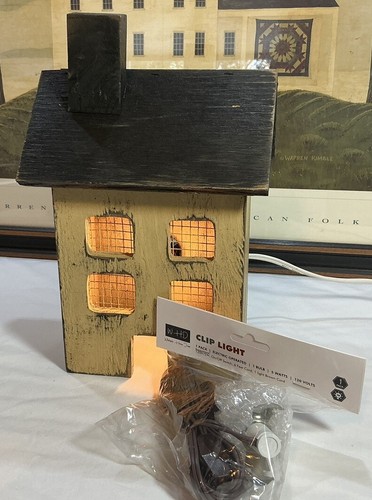 Primitive Amish Salt Box Barn Yellow Lighted House, Lancaster PA USA 11 ...