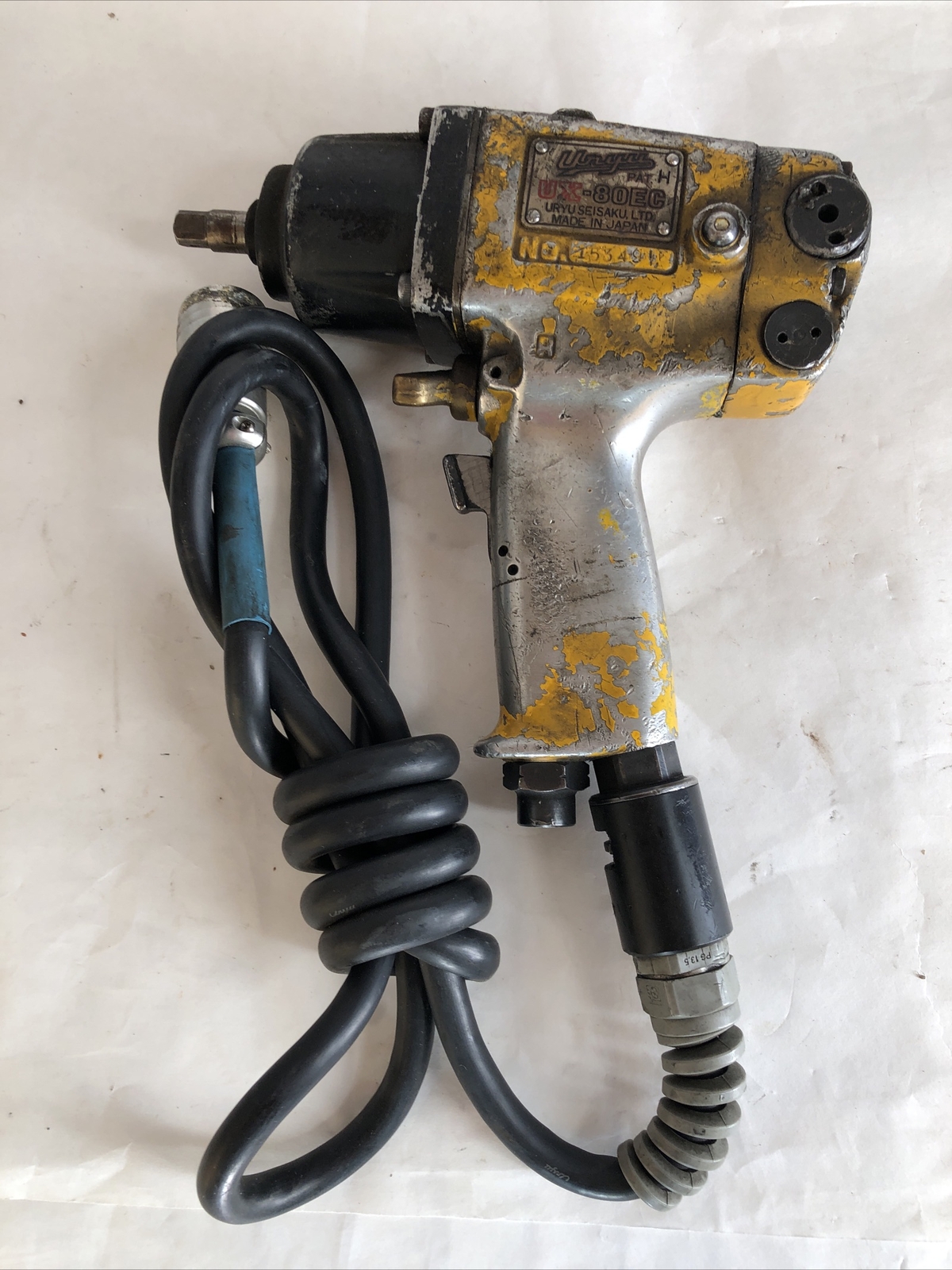 URYU UX-80EC 3/8"-DRIVE AIR IMPULSE TORQUE WRENCH GUNS, 1/4"-NPT,DA | eBay