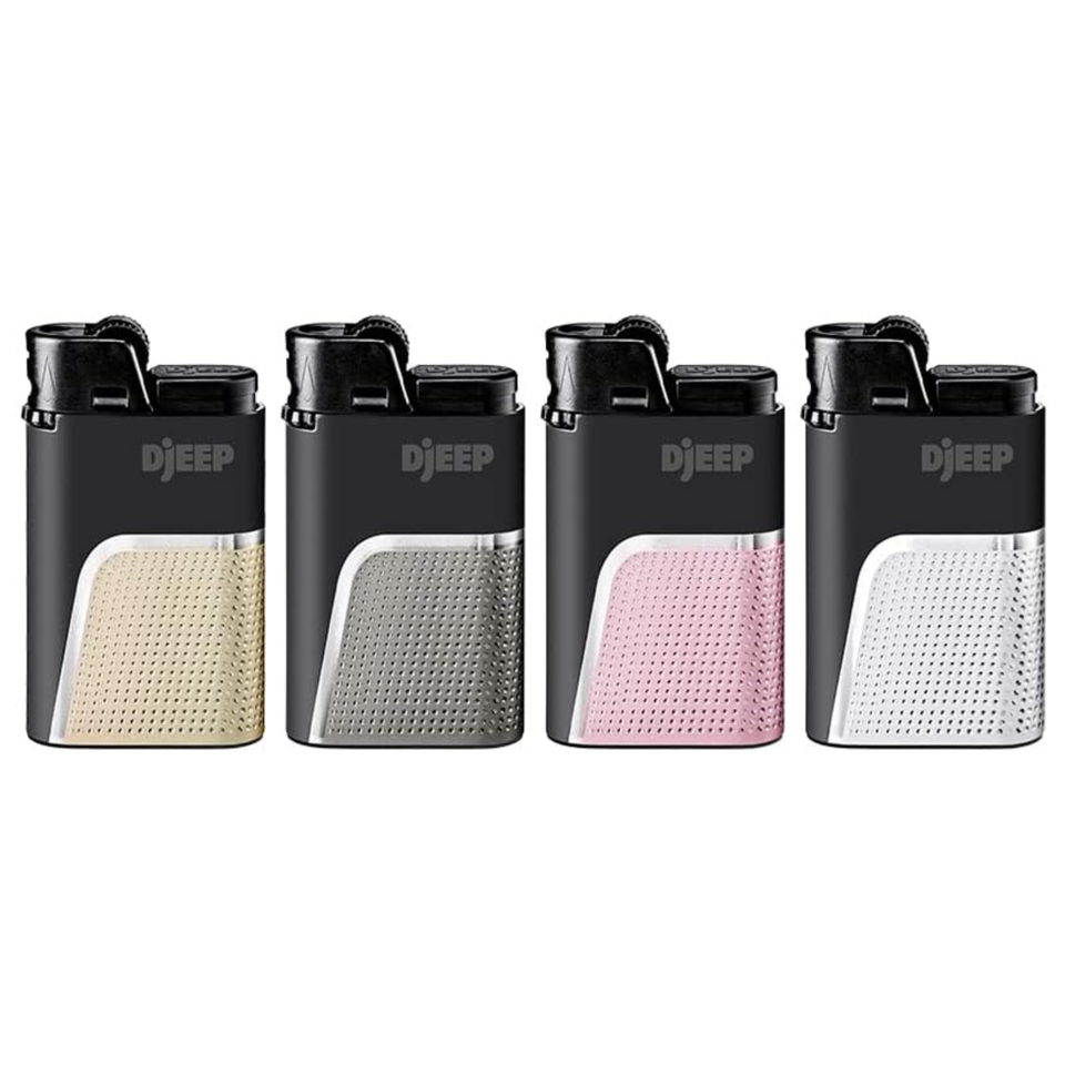 DJEEP Pocket Lighters Bold Collection Textured Unique Lighters 24 Pack ...