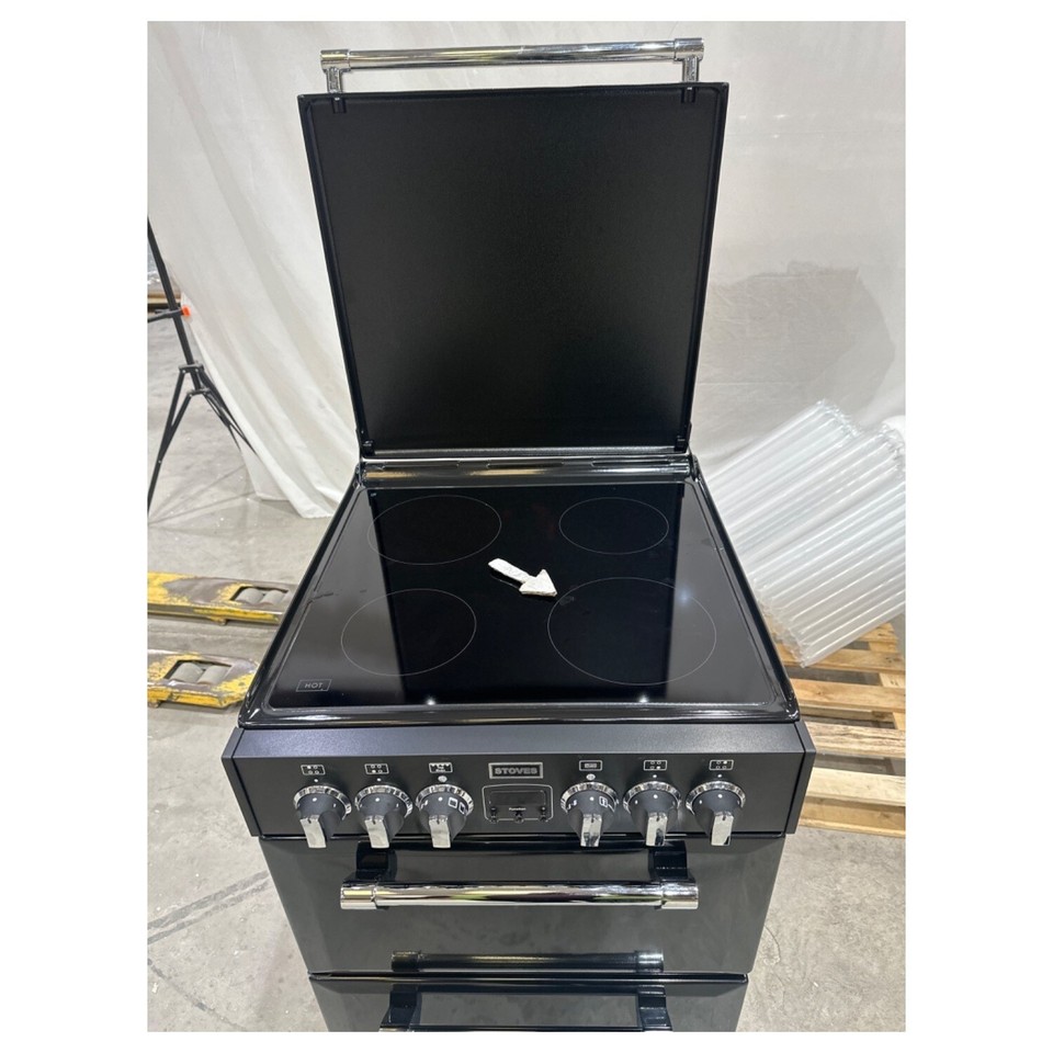 Stoves Mini Range Richmond 55cm Electric Ceramic Cooker Black 550E ...