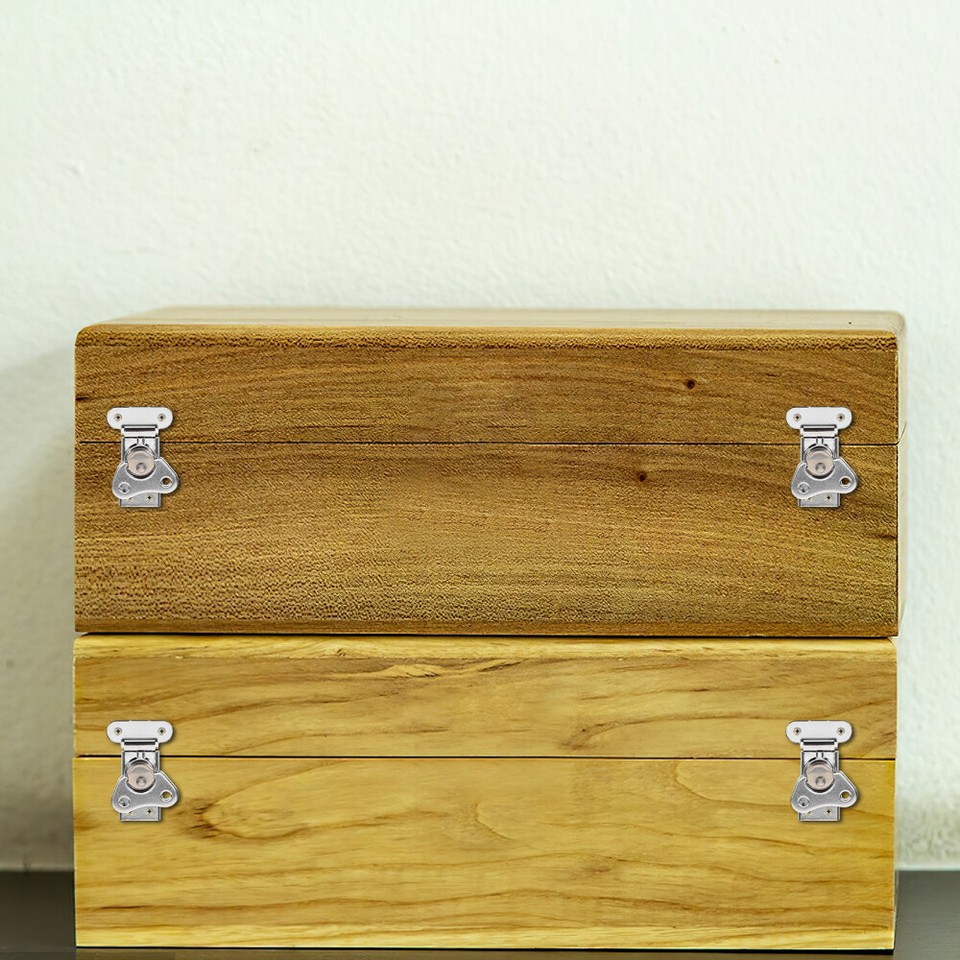 4 Pcs Stainless Steel Buckle Heavy Duty Gate Latch Travel Case Latches ...