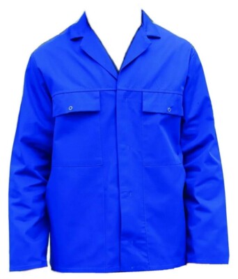 DRIVERS JACKET / WORK JACKET - DARK ROYAL BLUE - BRITISH WORKWEAR ...