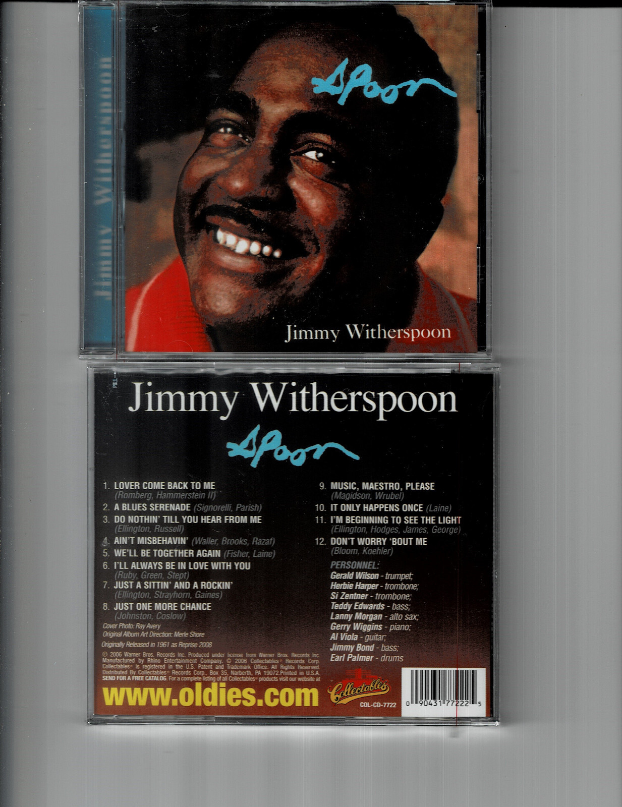 JIMMY WITHERSPOON - SPOON (CD 2006) NEW **12 TRACKS** 90431772225| eBay