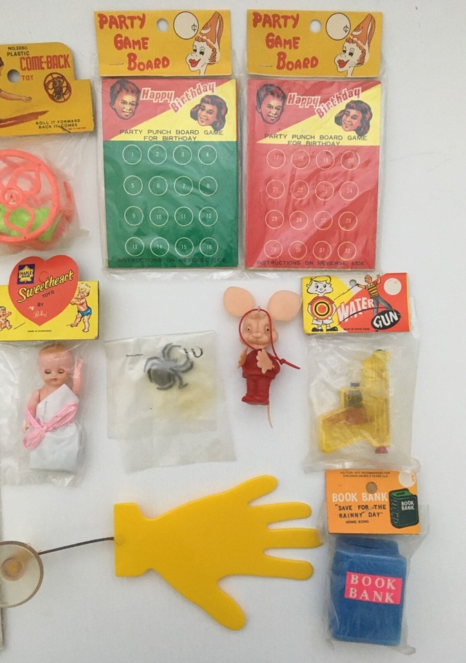 Lot Of 15 Vintage Dime Store Toys NOS | eBay