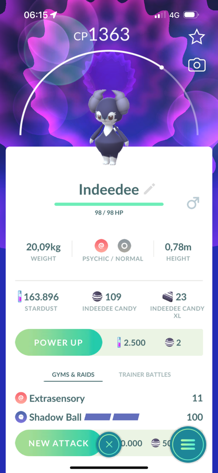 Indeedee (NON shiny) Male - Female | Tr-de 20k stardust | eBay