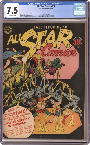 All Star Comics #18 CGC 7.5 1943 4210581002 | eBay