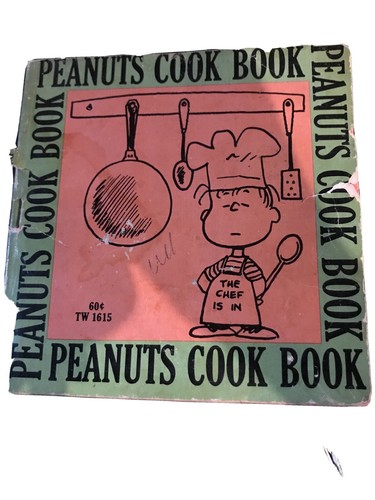 Peanuts Cook Book Cartoons by Charles Schultz Cookbook RARE 1970 Paper ...