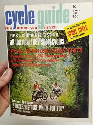 Vintage CYCLE GUIDE MAGAZINE MARCH 1967 | eBay