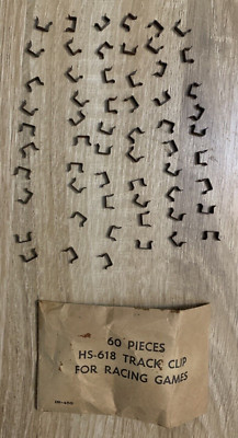 Lot of 59 HS 618 Track Clips Marx 1/32nd Slot Car HS-618 Auto Road ...