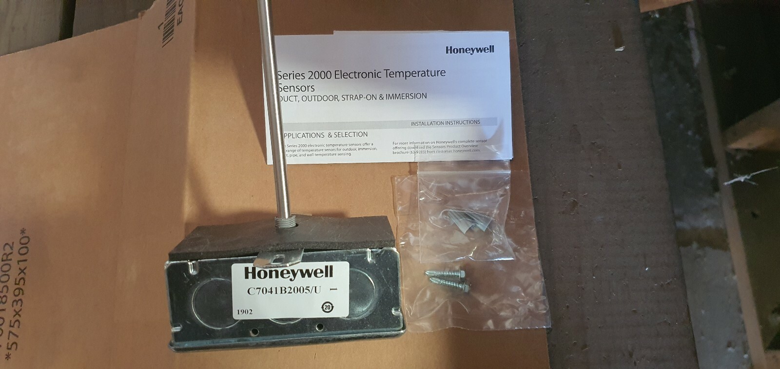 Honeywell 20k OHM NTC 6in Duct Sensor C7041B2005/U QTY2 | eBay