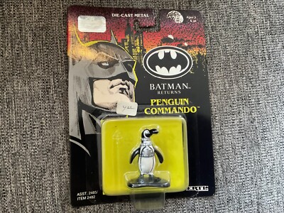 NOS Batman Returns 1991 Penguin Commando Die Cast Metal Figure NIP ERTL ...