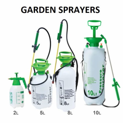 8L Garden Pressure Sprayer – Portable Hand Pump Chemical Weed Spray ...