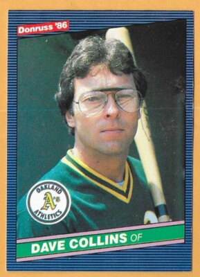 DAVE COLLINS OAKLAND ATHLETICS #218 - DONRUSS NM-MT 1986 | eBay