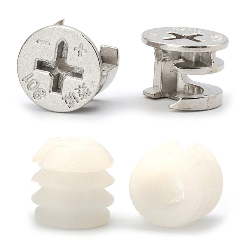 Zinc Alloy Wardrobe Three-in-One Connector Boxes Hardware Fittings ...