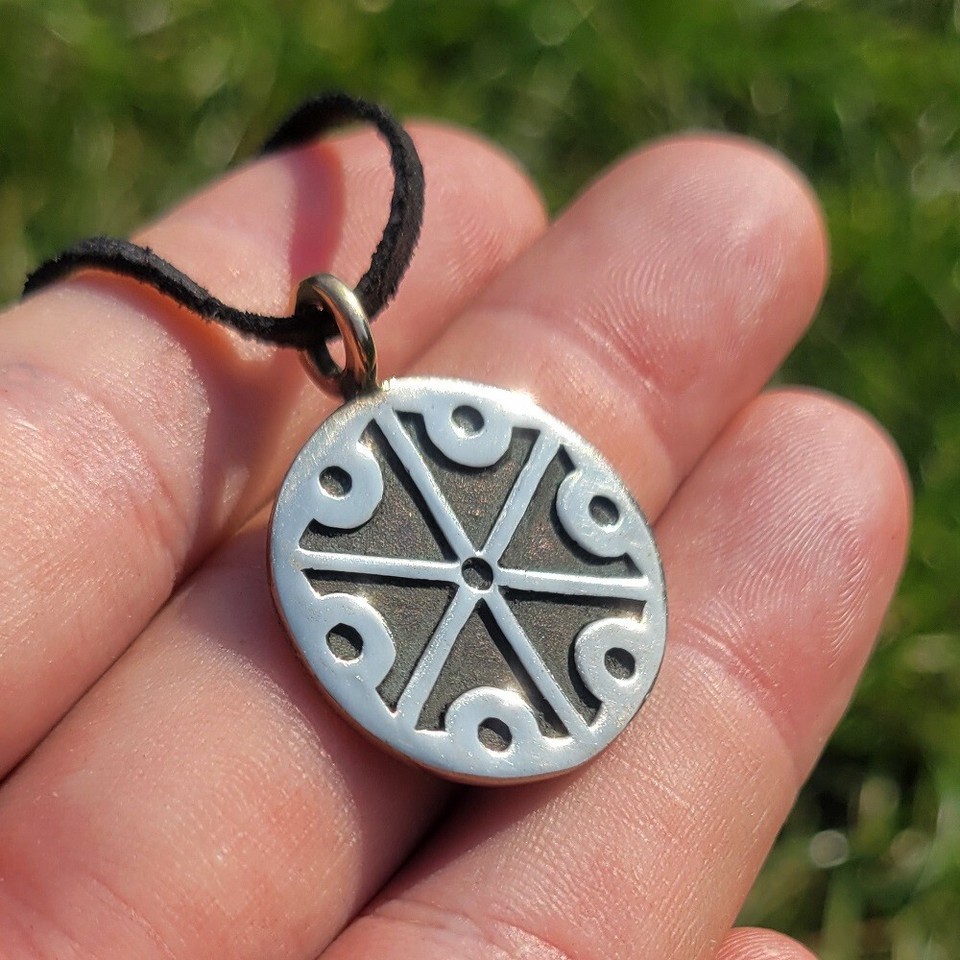 Brass Perun Symbol Amulet. Slavic Jewelry. Pagan. Rodnovery. Talisman ...