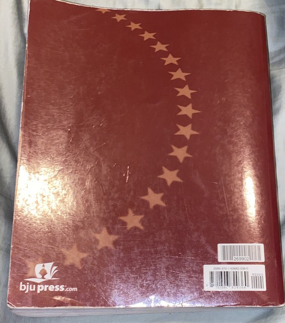 Bob Jones BJU 12th Grade 12 American Government Book Student Text ...