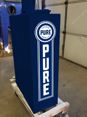 5" x 1.3" Pure Oil Company Gas Oil Vinyl Decal Lubester Sides Oil Pump ...
