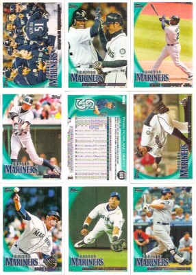 2010 Topps Seattle Mariners Complete Team Set OD + S1 + S2 + Update (37 ...