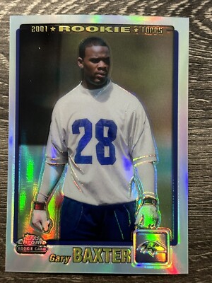 Gary Baxter 2001 Topps Chrome Refractor 158/999 Rookie Ravens SP | eBay