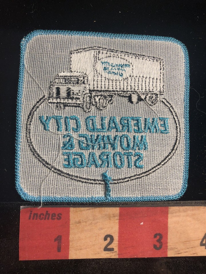 Semi-Truck Moving Truck Patch EMERALD CITY MOVING & STORAGE 95E4 | eBay