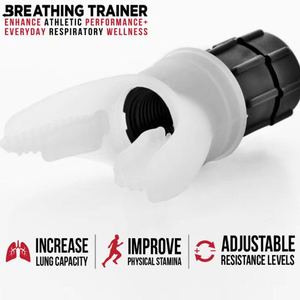 Breathing Trainer for Lungs Portable Breath Booster Fitness Exerciser ...