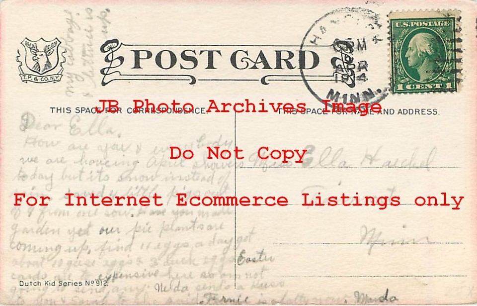 Unknown Artist, Taylor Platt No 912, Dutch Girl Holding Doll | eBay