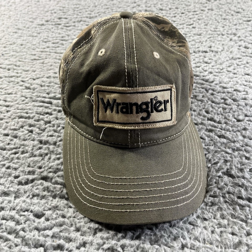 Wrangler Hat Cap SnapBack Camo Cowboy Rodeo Cap Hat Western Adjustable ...