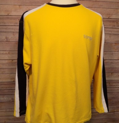 Chaps Ralph Lauren Long Sleeve Pullover Shirt Crew Neck Yellow XXL ...