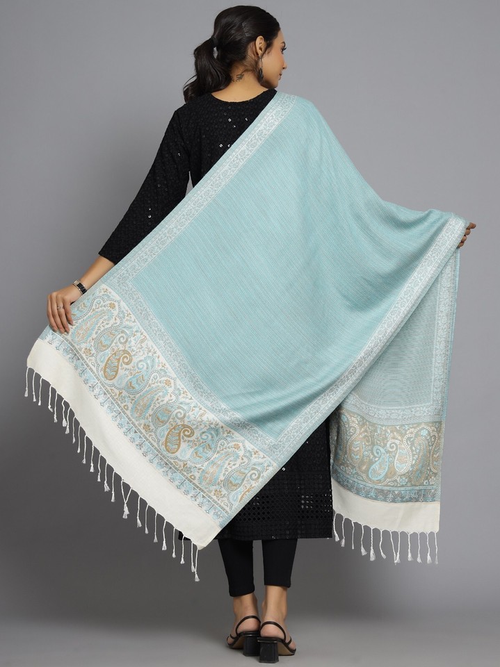 Pashmina Cashmere Paisley Scarf Shawl Wrap Stole Silk Soft Women Wool ...