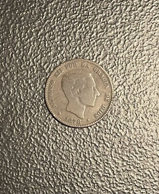 1878 Spain Spanish Coin 10 Centimos - King Alfonso XII - Vintage! | eBay