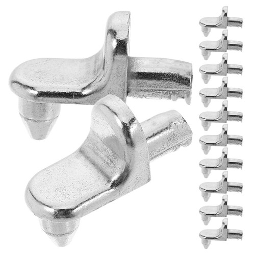 20 Pcs Support De Plaque Verre D'armoire Clips D'étagère Pour Les ...