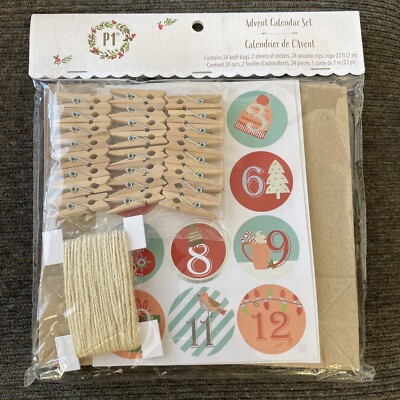 Advent Calendar Kit Countdown To Christmas Holiday Crafts | eBay
