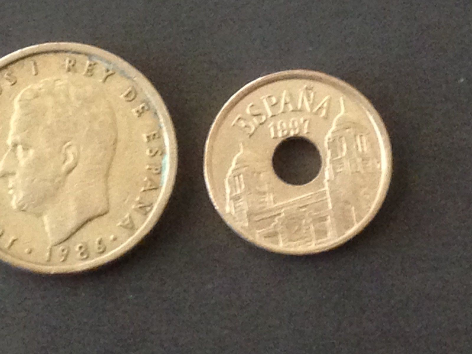 Lot of 4 Coins From Spain - 5, 25 PTAS, Cien Pesetas | eBay