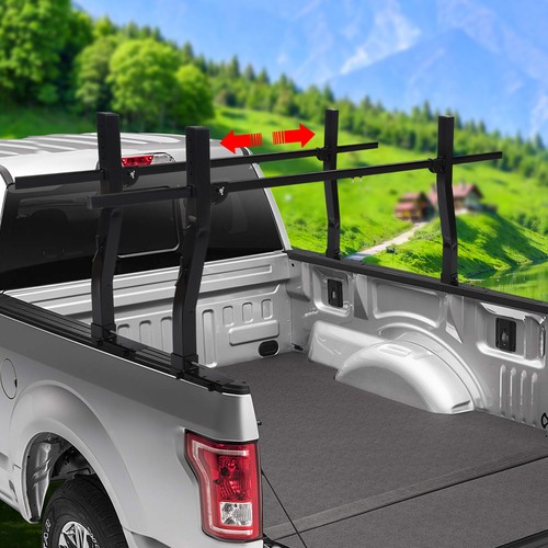 1000Lbs Universal Adjustable Carbon Steel Pick Up Truck Bed Ladder Rack ...