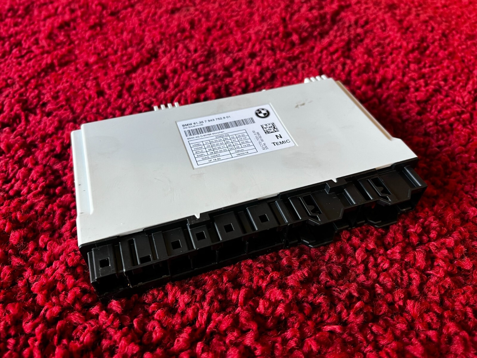 BMW F82 F32 F30 F22 FRONT LEFT DRIVER SIDE SEAT MEMORY CONTROL MODULE ...