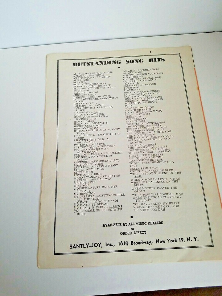 Vintage Lavender Blue Dilly Dilly 1948 Walt Disneys So Dear To My Heart ...