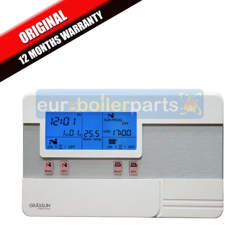 GRASSLIN THERMIO ECO C2 2 CHANNEL DIGITAL TIMECLOCK PROGRAMMER 24 HOUR ...