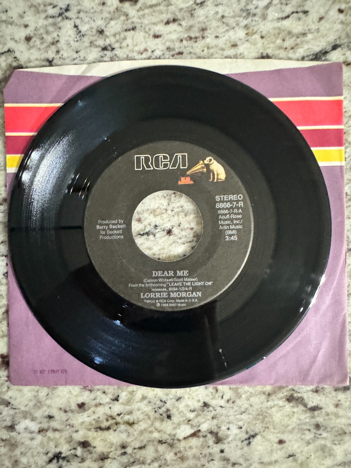 Lorrie Morgan - Dear Me/Eight Days A Week OG 45 RPM, RCA Records, 1988 ...