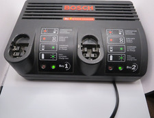 Bosch BC 230 Dual Bay 30 Minute 7.2v-24v Battery Charger BC230 Twin ...