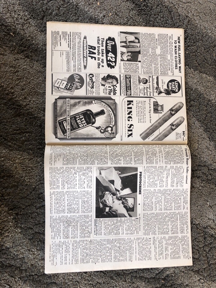 Illustrated Magazine October 31 1942 Para Airborne Browning A Bridge ...