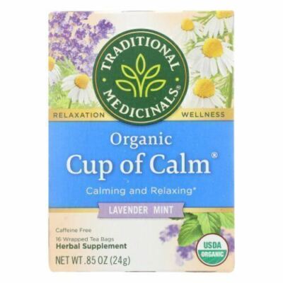 Organic Cup of Calm 16 Bags By Traditional Medicinals | eBay