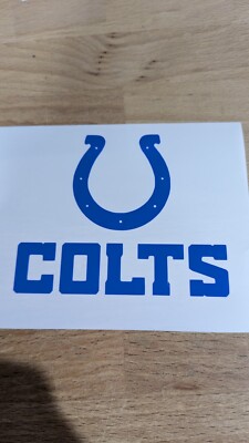 Indianapolis Colts Vinyl Decal | eBay