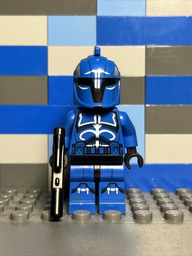 Lego Star Wars Blue Senate Commando Captain Clone minifigure 75088 ...