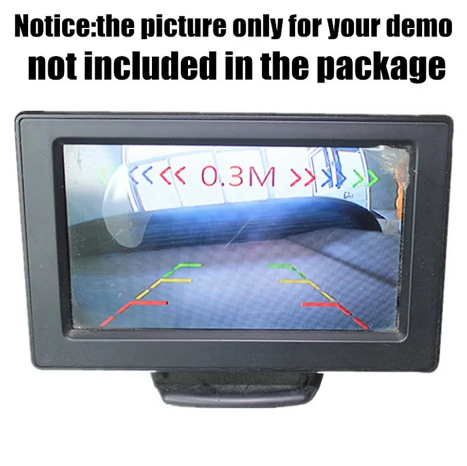 Car Reverse Rear Radar Alarm System 2in 1 Rear View Backup Camera ...