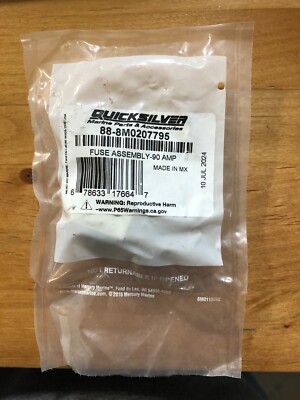 MERCURY / MERCRUISER 90 AMP STARTER FUSE PART #88-8M0207795 SS FROM 88 ...